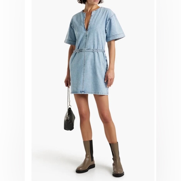 Frame Denim | Dresses | Frame Kaftan Denim Mini Dress | Poshmark